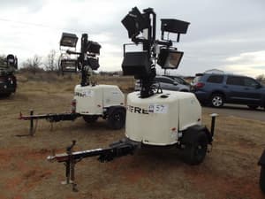 SOLD - TEREX RL4 STRAIGHT MAST LIGHT TOWER, S/N RL4J5339, HOUR METER ...