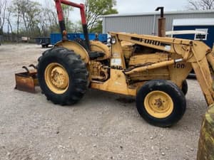 SOLD - Ford 100 Tractor with Front End Loader and Box Blade with ...