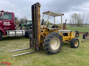 SOLD - (1) International 4500 Series B big tire forklift, open station ...