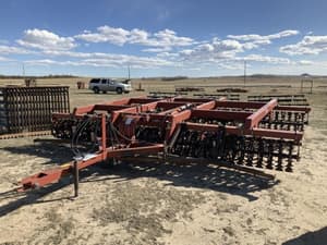 SOLD - Farm Hand CM41, 18' Roller Packer w/ Harrows Tillage with 18 ft ...