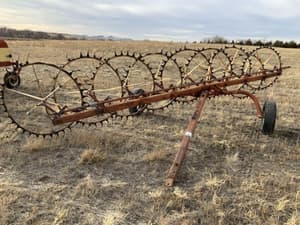 SOLD - Farmhand 9 Wheel Hay Rake Hay and Forage | Tractor Zoom