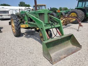 SOLD - (I-1000) JD 60 NARROW FRONT W/ 46A LOADER, FLYWHEEL HAS A LITTLE ...
