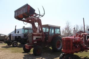 SOLD - IH 1066 Turbo Tractor w/ Cab, CIH 2255 Loader w/ 8 Ft. Bucket ...