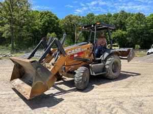 SOLD - 2019 Case 570N EP Skip Loader, 4x4, 4 in 1 /Clam Shell Loader ...