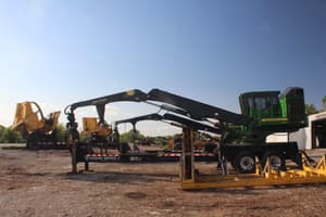 SOLD - 2016 JOHN DEERE 437E KNUCKLEBOOM LOADER,TRAILER MOUNTED W/264 ...