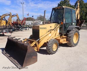 SOLD - Ford 555D backhoe Construction with 5,755 Hrs | Tractor Zoom