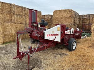 SOLD - Freeman 370 Lot No. 5315 Hay and Forage with --- Bales | Tractor ...