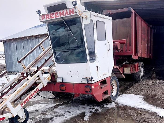 SOLD - Freeman 5000 Bale Stacker Hay and Forage Stock No. 56 | Tractor Zoom