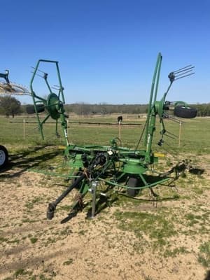 SOLD - Frontier Hay Tetter 4-wheel approx 18ft W Hay and Forage with 18 ...