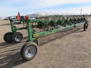 SOLD - Frontier WR1218C 18 Wheel Hay Rake Hay and Forage | Tractor Zoom