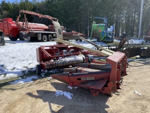 SOLD - Gehl 860 Forage Harvester with Hay and Corn Head Harvesting ...