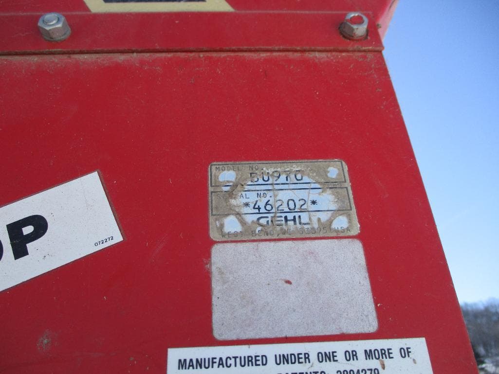 Gehl BU970 Harvesting Forage Wagons for Sale | Tractor Zoom