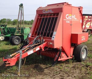 SOLD - Gehl RB1475 round baler Hay and Forage with 3,472 Bales ...
