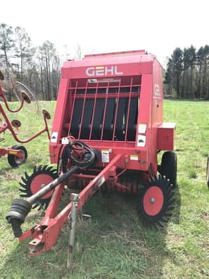 SOLD - Gehl TDC 1475 Round Baler Hay and Forage with --- Bales ...