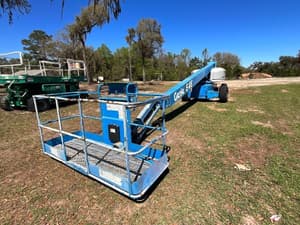 SOLD - Genie S-85 Basket Lift | Diesel Engine | 4x4 Construction with ...