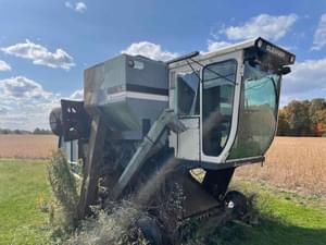 SOLD - gleaner AC L3 combine for scrap/parts. Harvesting with --- Rows ...