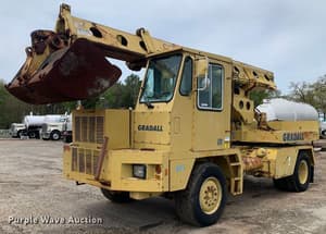 SOLD - Gradall G3WD wheeled excavator Construction with 8,406 Hrs ...