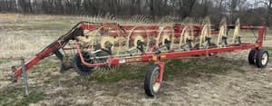 SOLD - H & S 14 Wheel High Capital Rake Kicker, model Hay and Forage ...