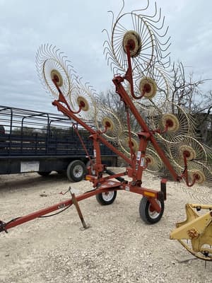 SOLD - H&S 10 Wheel Rake Hay and Forage | Tractor Zoom
