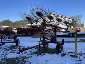 SOLD - H&S V10 Bifold 10 Wheel Rake with Kicker Hay and Forage ...