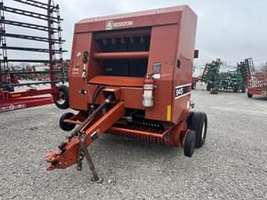 SOLD - HESSTON 945 ROUND BALER Hay and Forage with --- Bales | Tractor Zoom