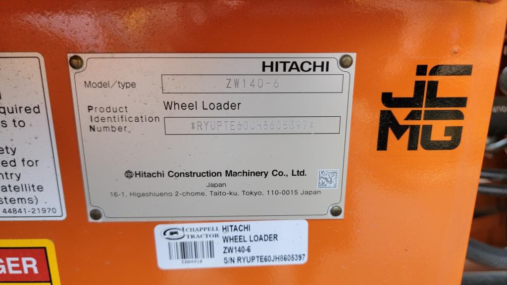 Hitachi ZW140-6 Construction Wheel Loaders for Sale | Tractor Zoom