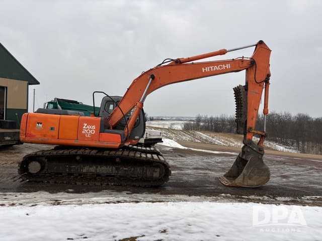 Hitachi ZAXIS 200LC Lot No. 180 Construction For Sale with 10,018 Hrs ...