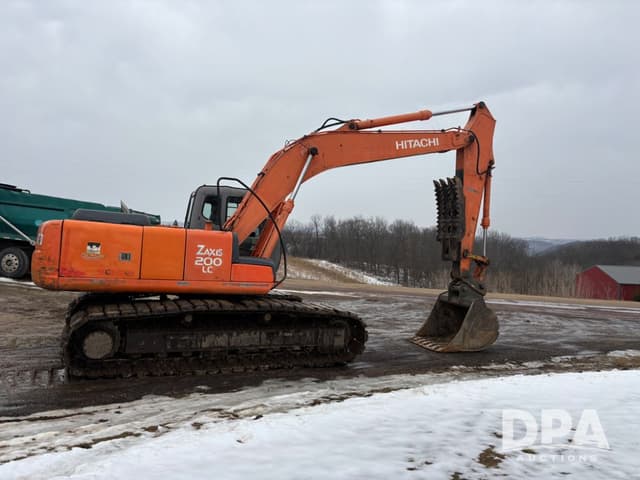 Hitachi ZAXIS 200LC Lot No. 180 Construction For Sale with 10,018 Hrs ...