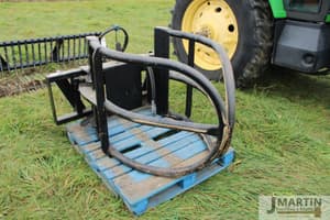 SOLD - HLA BG3000ABL loader mount hyd bale grabber Hay and Forage ...