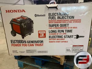 SOLD - HONDA EU7000IS WATTS 7000 PORTABLE GENERATOR EEJD-1361366 Other ...