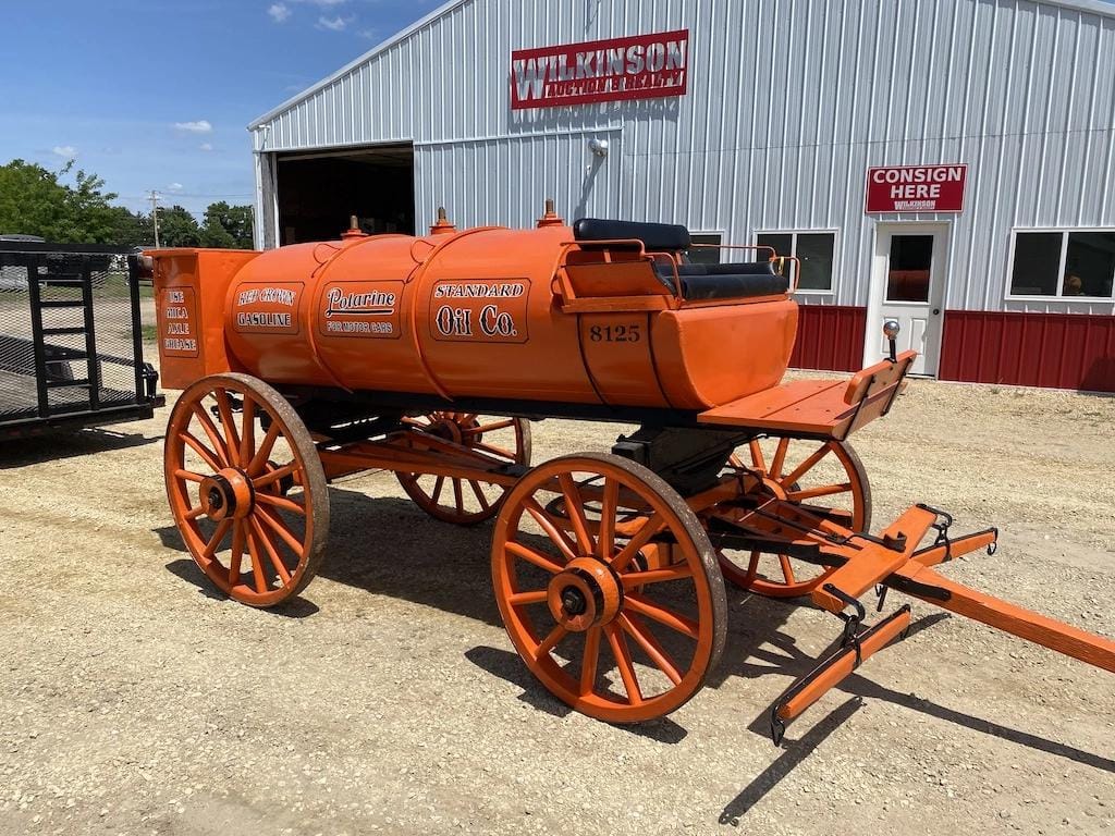 SOLD - Standard Oil Horse Drawn Fuel Wagon Lot No. 1678 Other Equipment ...