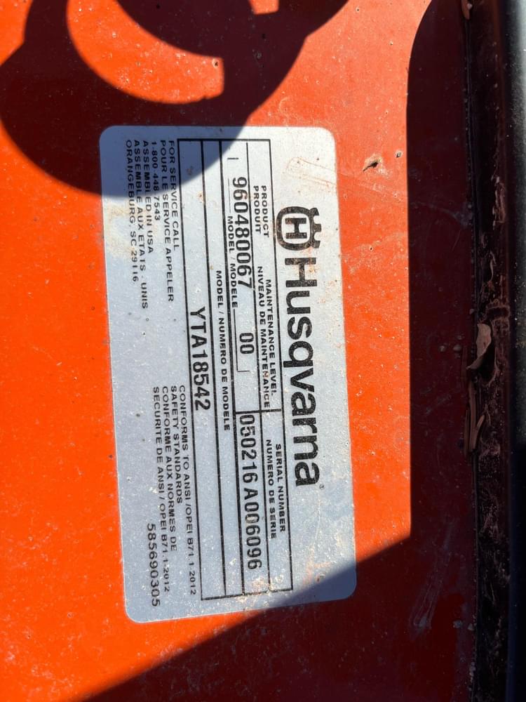 Husqvarna YTA18542 Other Equipment Turf for Sale | Tractor Zoom