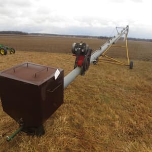 SOLD - HUTCHINSON 8”X56’ TRANSPORT GRAIN AUGER Harvesting with --- Ft ...