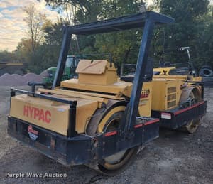 SOLD - Hypac C778A double drum vibratory roller Construction with 5,306 ...