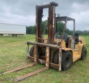 SOLD - Hyster H155XL forklift Construction with 7,770 Hrs | Tractor Zoom