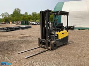 SOLD - Hyster J40XNT 3-Wheel Front Drive Electric Forklift Construction ...
