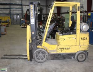 SOLD - Hyster S50XM Forklift Construction with 33,728 Hrs | Tractor Zoom