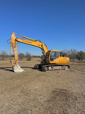 SOLD - Hyundai 210LC-3 Excavator 123 Construction with --- Hrs ...