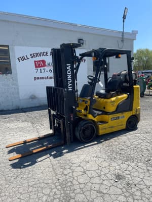SOLD - Hyundai 25LC-7A Lot No. 315 Construction with 10,643 Hrs ...