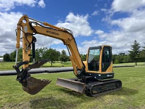 SOLD - 2020 Hyundai Robex 80CR-9A Lot No. 134 Construction with 1,574 ...