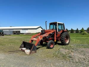 SOLD - IH 986 Cab With Dual 345 Loader Tractors with 7,360 Hrs ...