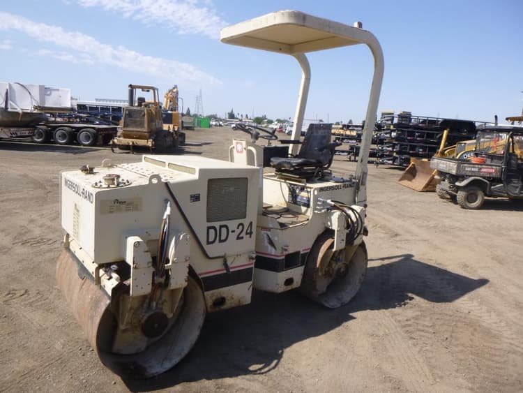 SOLD - Ingersoll Rand DD-24 Construction Drum Rollers | Tractor Zoom