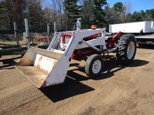 SOLD - International 606 Wide Front Tractor with 80" Bucket Tractors ...