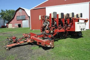 SOLD - International 900 Cyclo Air 12 row 30" planter Planting with 12 ...