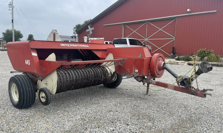 SOLD - International Harvester 445 Hay and Forage with --- Bales ...