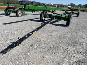 SOLD - J&M 4WS15-42 ALL WHEEL STEER HEADER WAGON Ag Trailers with ...
