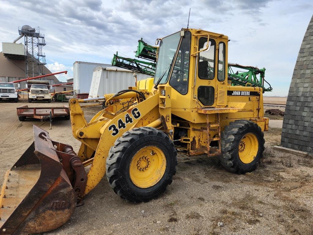 SOLD - JD #344B Payloader w/1.5 Yd. Bucket Construction with 17,430 Hrs ...
