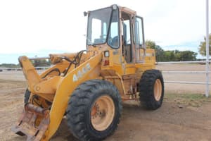 SOLD - JD 444E RUBBER TIRE LOADER NO BUCKET Construction with 9,490 Hrs ...