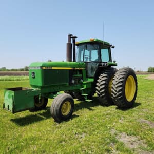 SOLD - JD 4555 TRACTOR W/TRIPLE HYDRAULICS, DUALS, QUICK HITCH QUAD ...