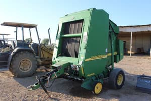 SOLD - JD 467 MEGA WIDE NET WRAP ROUND BALER W/ SHAFT AND MONITOR Hay ...